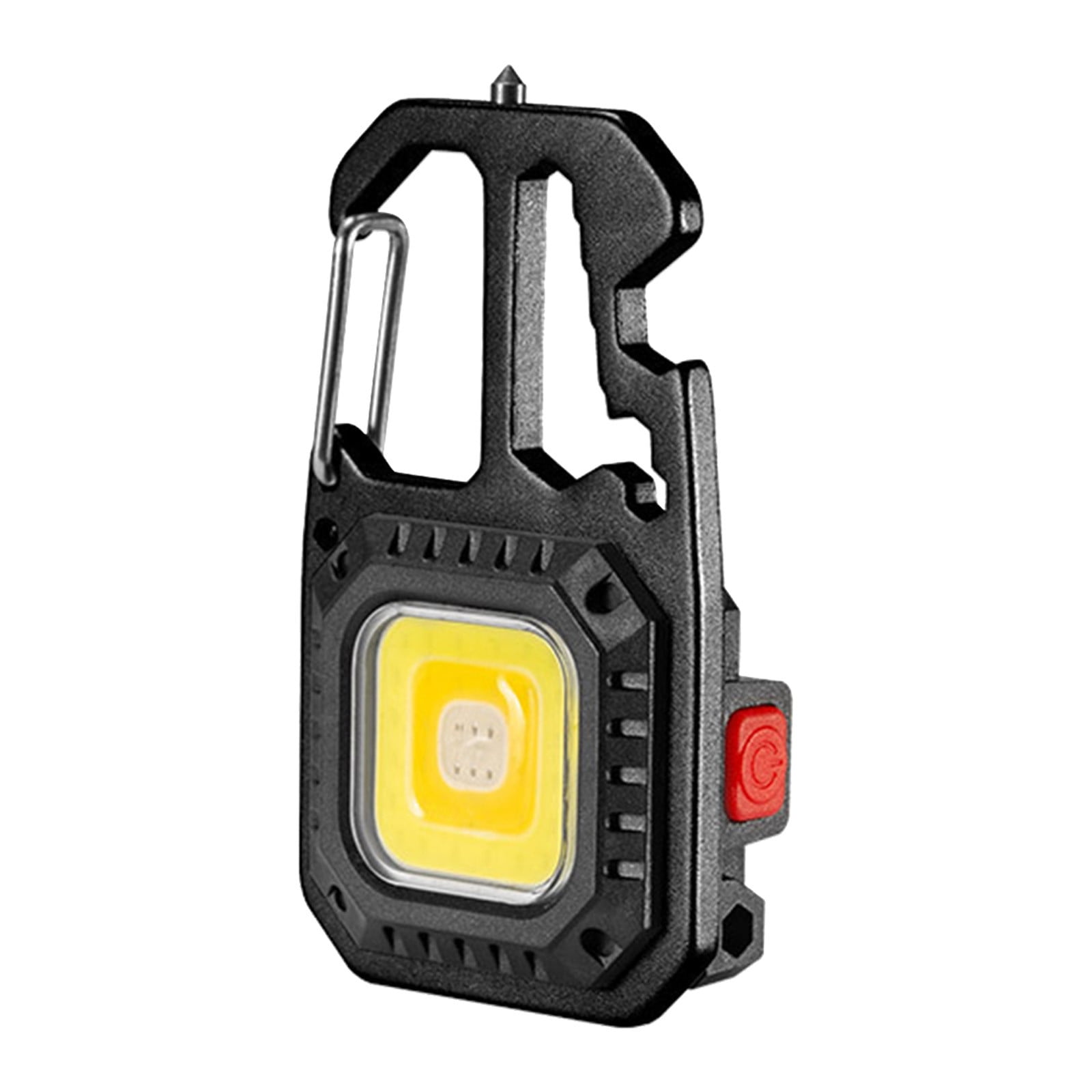 Cob Mini Rechargeable Keychain Flashlight 7 Lighting Modes Portable ...