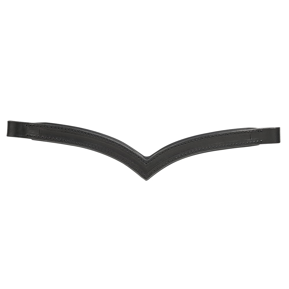Cob V Shape Hilason English Padded Bridle Browband Blanks Empty Channel ...