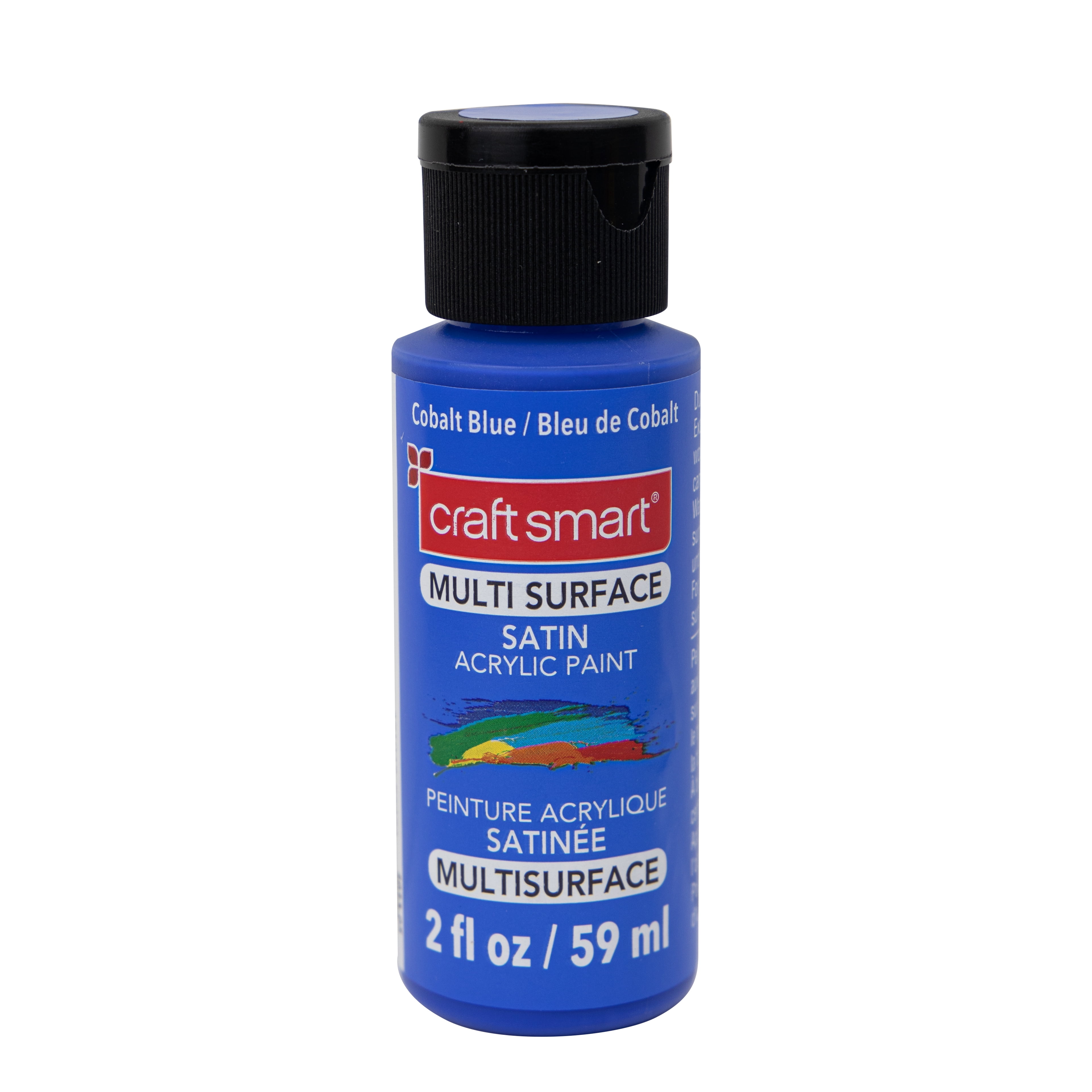 Cobalt Blue Multi-Surface Premium Satin Acrylic Paint by Craft Smart ...