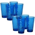 Certified International Cobalt Blue Colored Acrylic Ice Tea Glassware ...