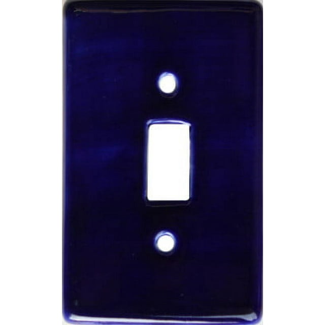 Cobalt Blue Talavera Single Switch Plate - Walmart.com
