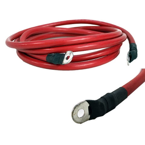 Cobalt Boat Battery Cable | 12 Foot 2/0 AWG - Walmart.com