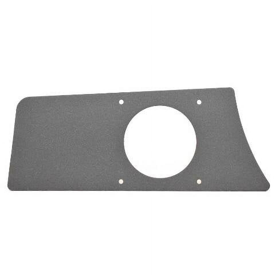 Cobalt Boat Blank Gauge Panel 502233SG | Dark Gray Aluminum - Walmart.com