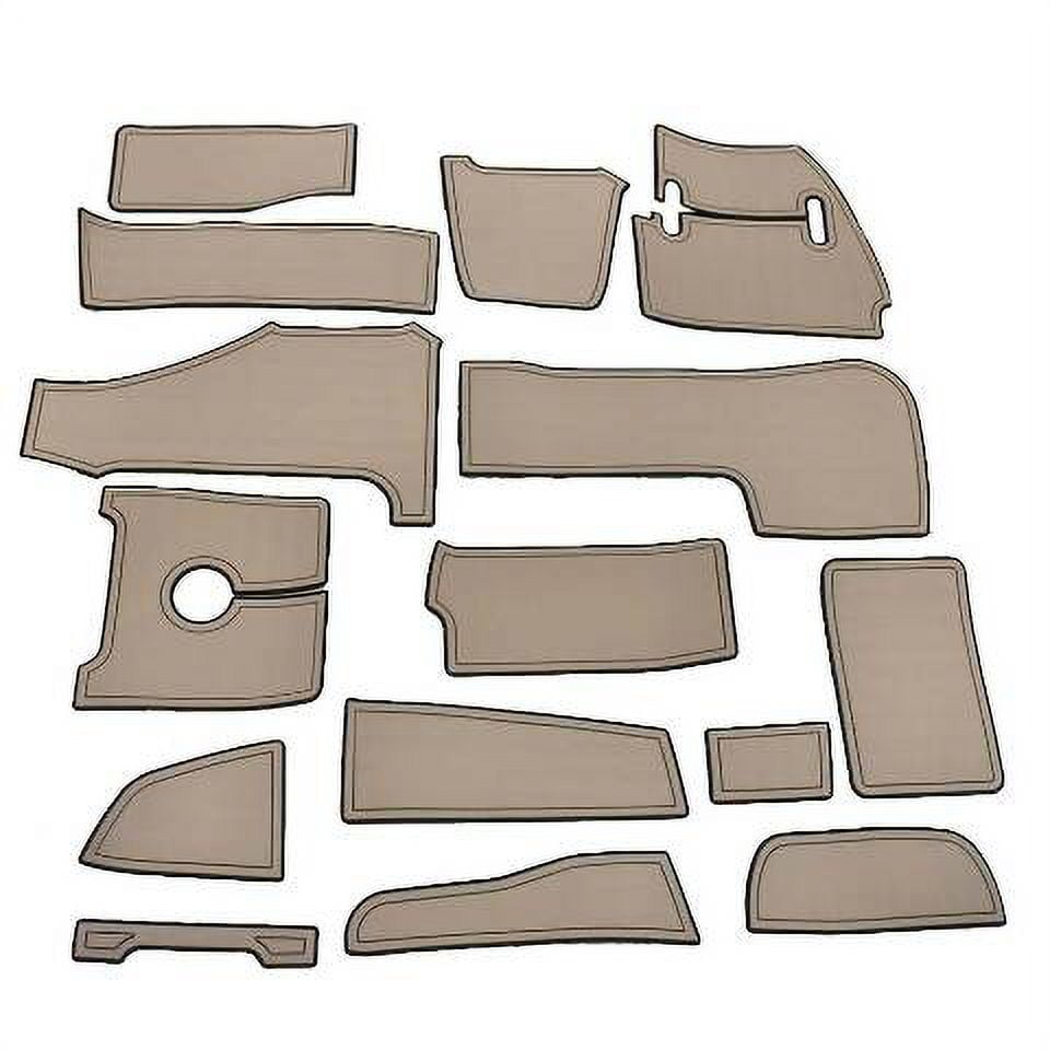 Cobalt Boat Non-Skid Cockpit Mats 403227 | R30 Terra Black 2017 (Kit ...