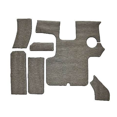 Cobalt Boat Snap-In Carpet Mats 406867 | Woven Vinyl Gray (Set of 6 ...