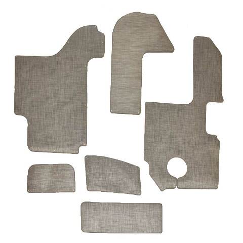 Cobalt Boat Snap-In Floor Mats 407609 | R5 Gray Compass Vinyl (6PC ...