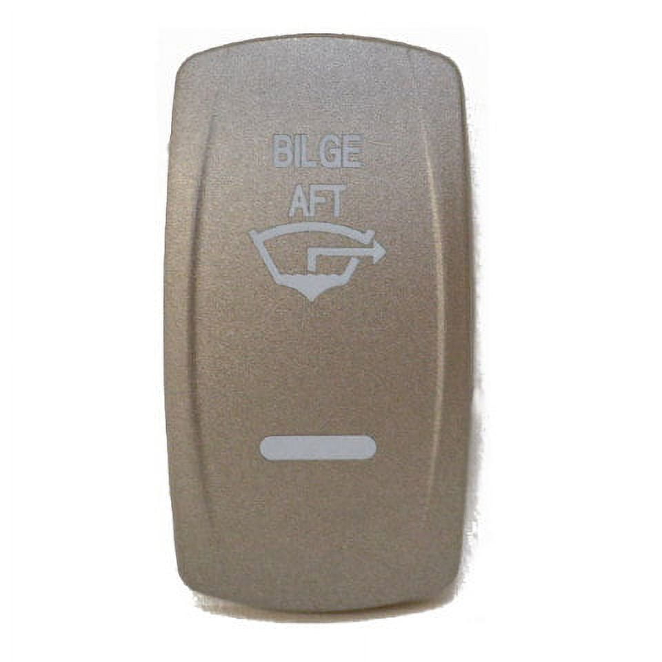 Cobalt Boat Switch Cover | Pewter Bilge AFT Actuator Plate - Walmart.com