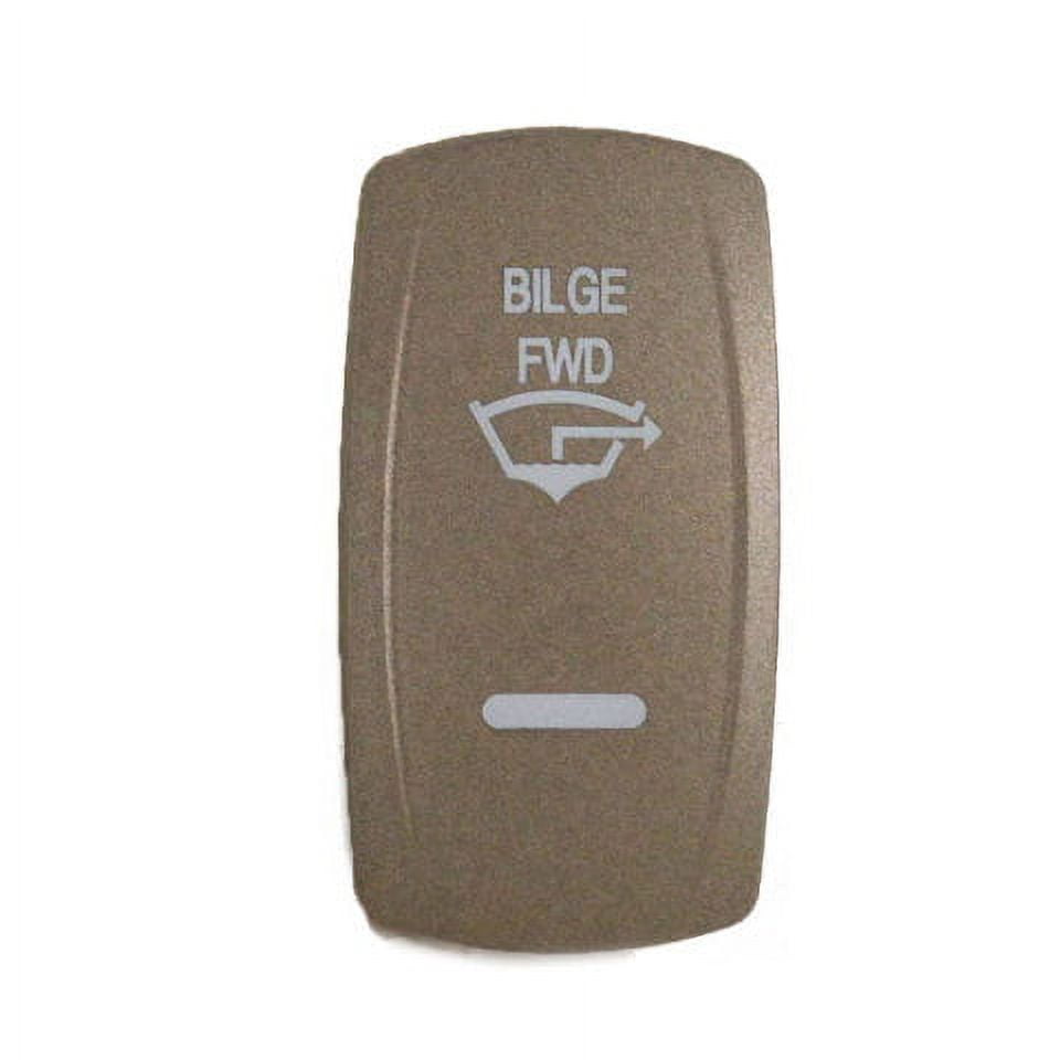 Cobalt Boat Switch Cover | Pewter Plastic Bilge Fwd Actuator - Walmart.com