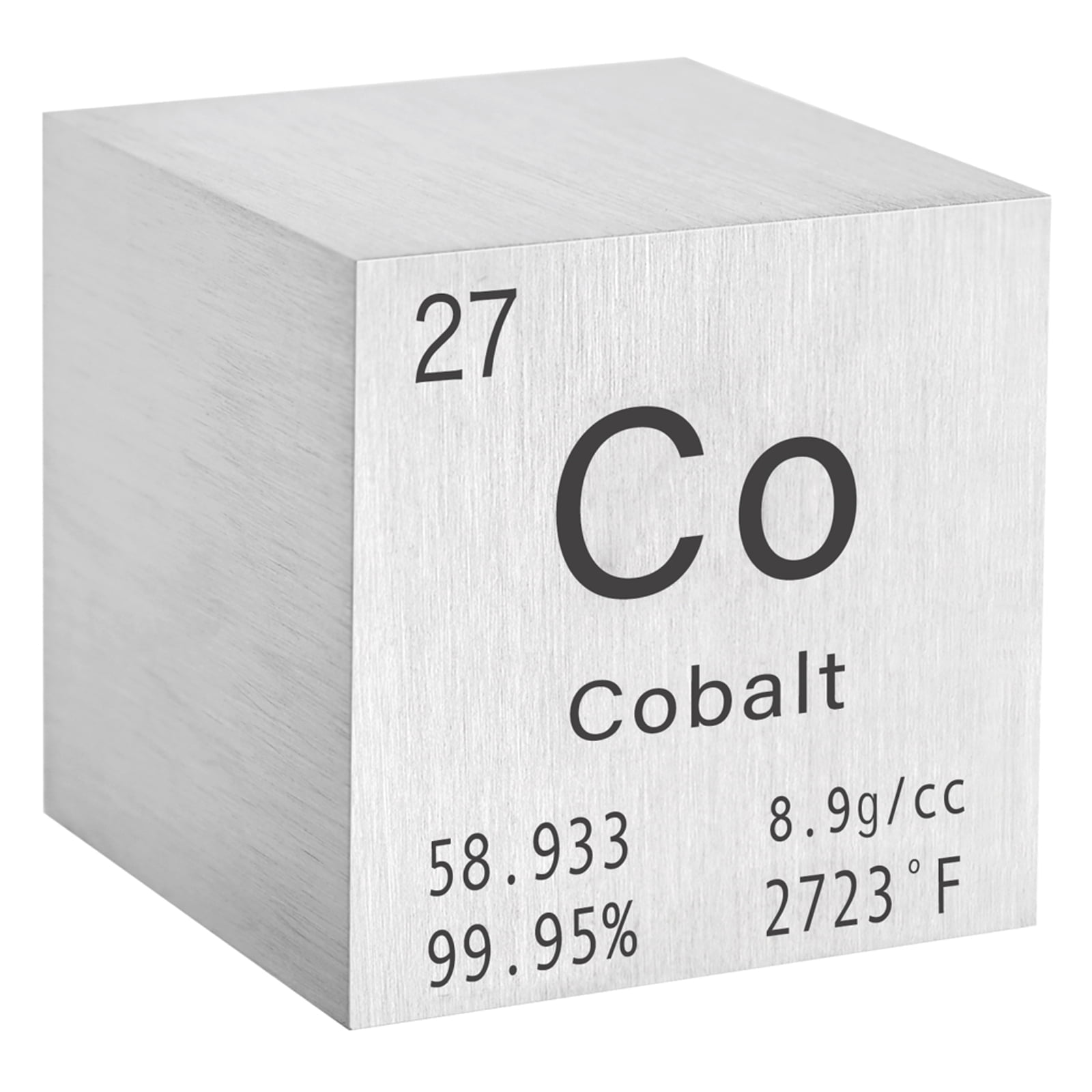 Cobalt Cube Pure Metal High Density Cube Laser Engraved Cube for ...