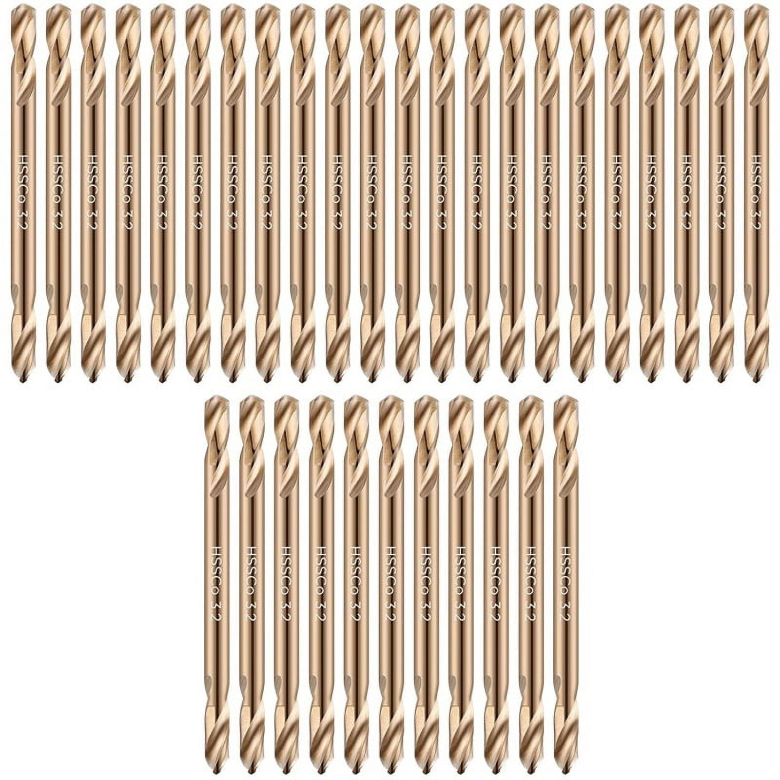 Cobalt Drill Bits Double End for Hardened Steel Wood Cast High Speed ...