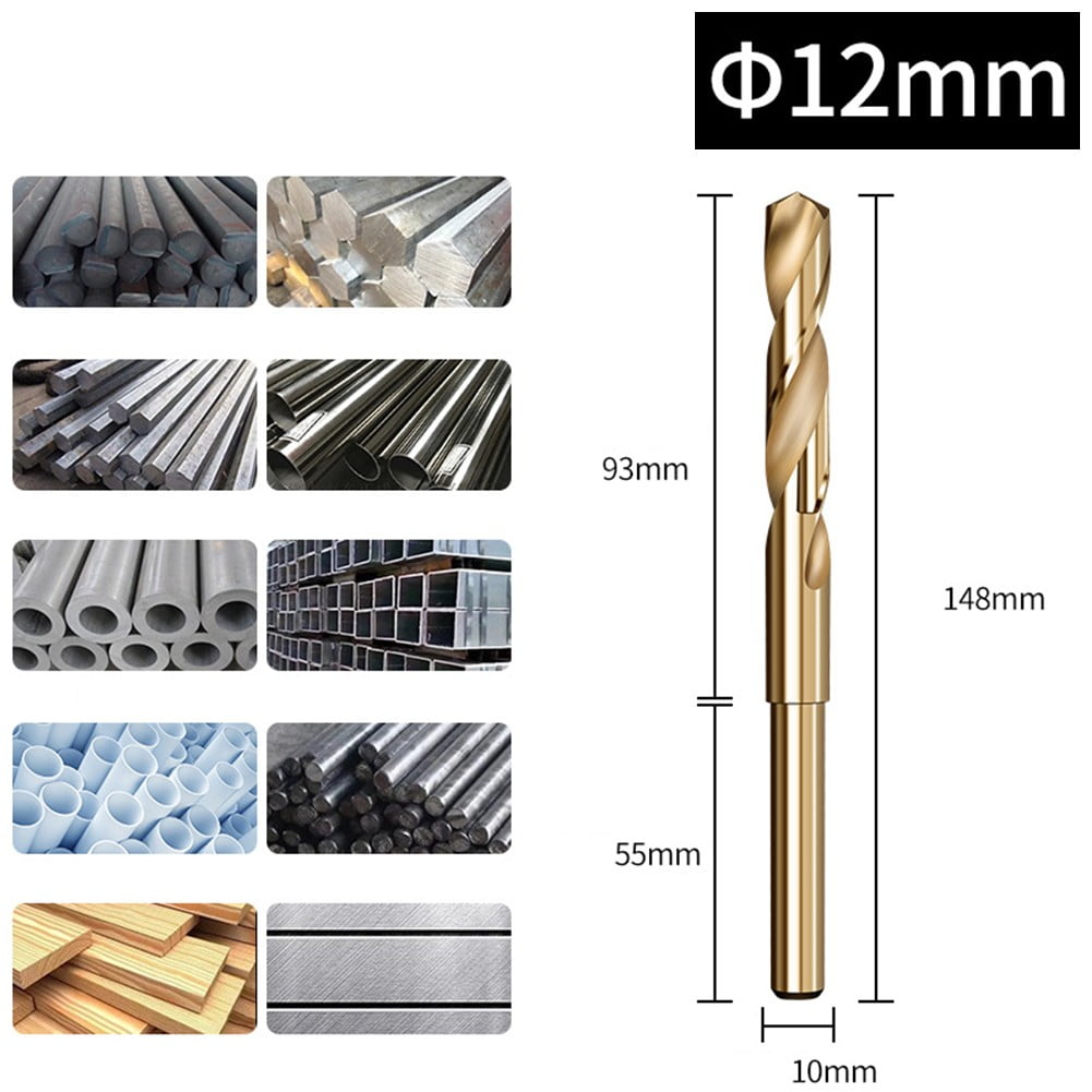Cobalt High Speed Steel Drill Bits with Smaller Shanks at Sizes 12 20 ...