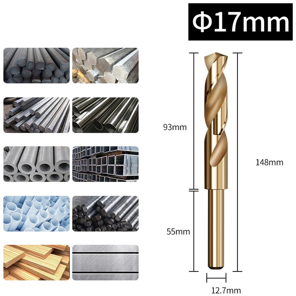 Cobalt High Speed Steel Drill Bits with Smaller Shanks at Sizes 12 20 ...