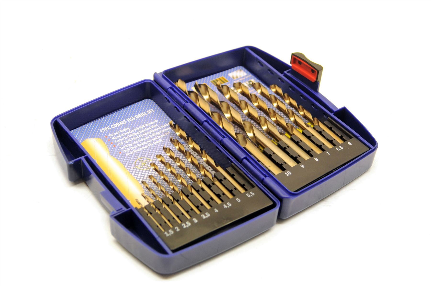 Cobalt Metal Drill Set Professional Cobalt Twist Drills 5% TE187 ...