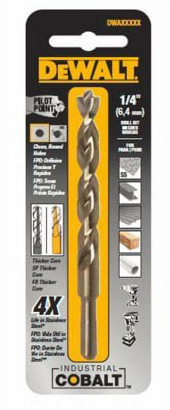 Cobalt Pilot-Point Drill Bit, 3/16-In. - Walmart.com
