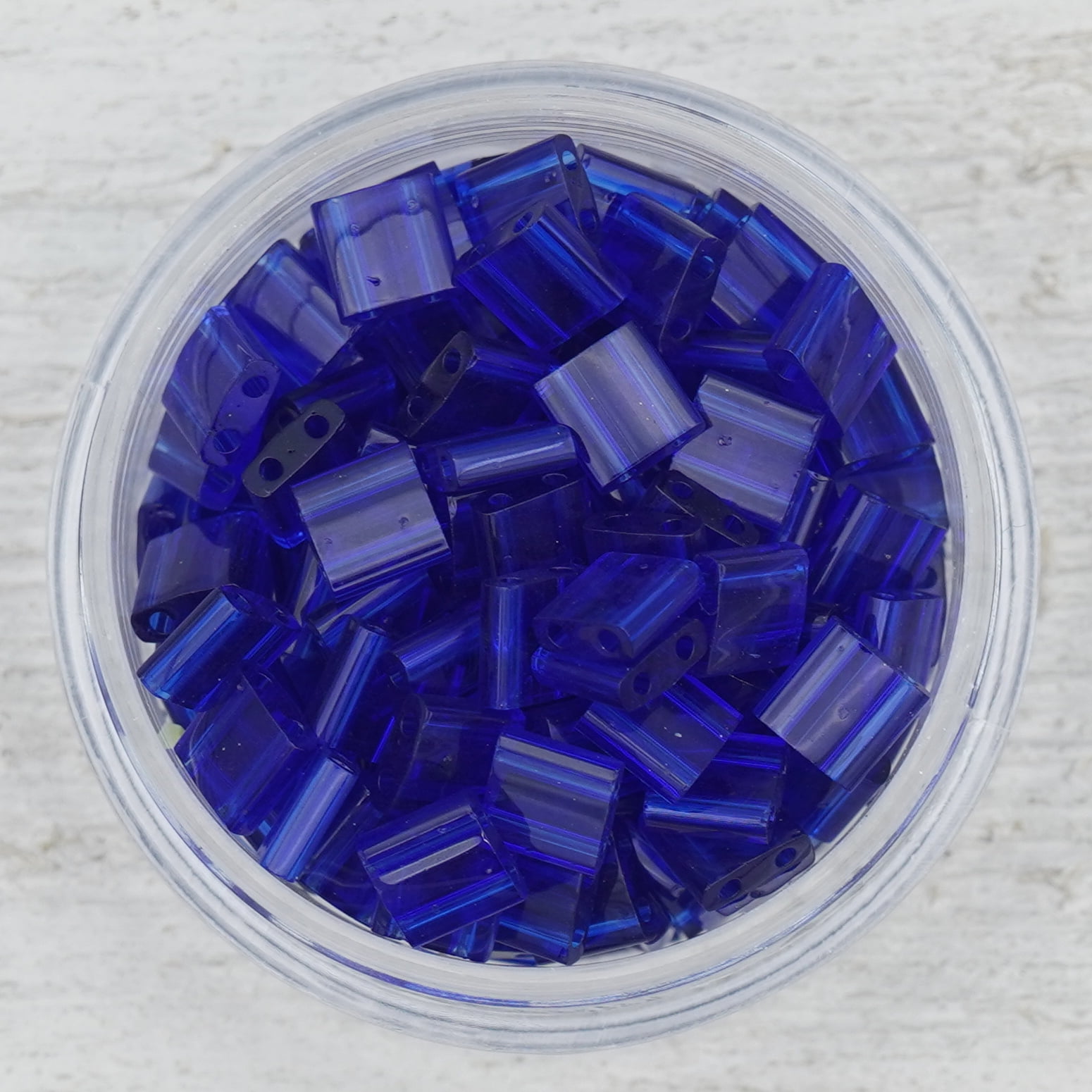 Cobalt Transparent Whole Tila - 25g Bag - Walmart.com
