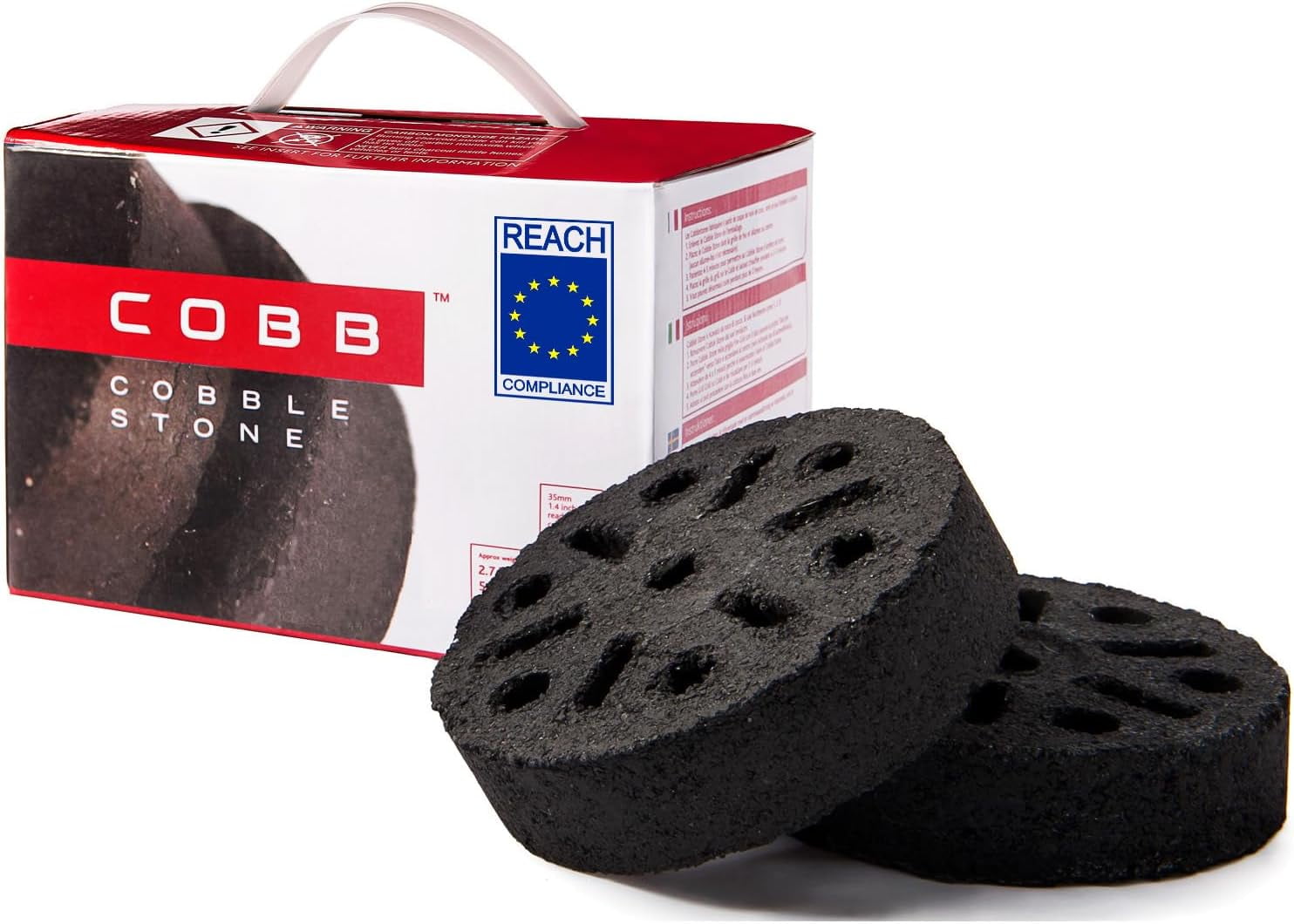 Cobb Grill 6-Pack CobbleStones Coconut Husk Fuel Source for Cooking ...