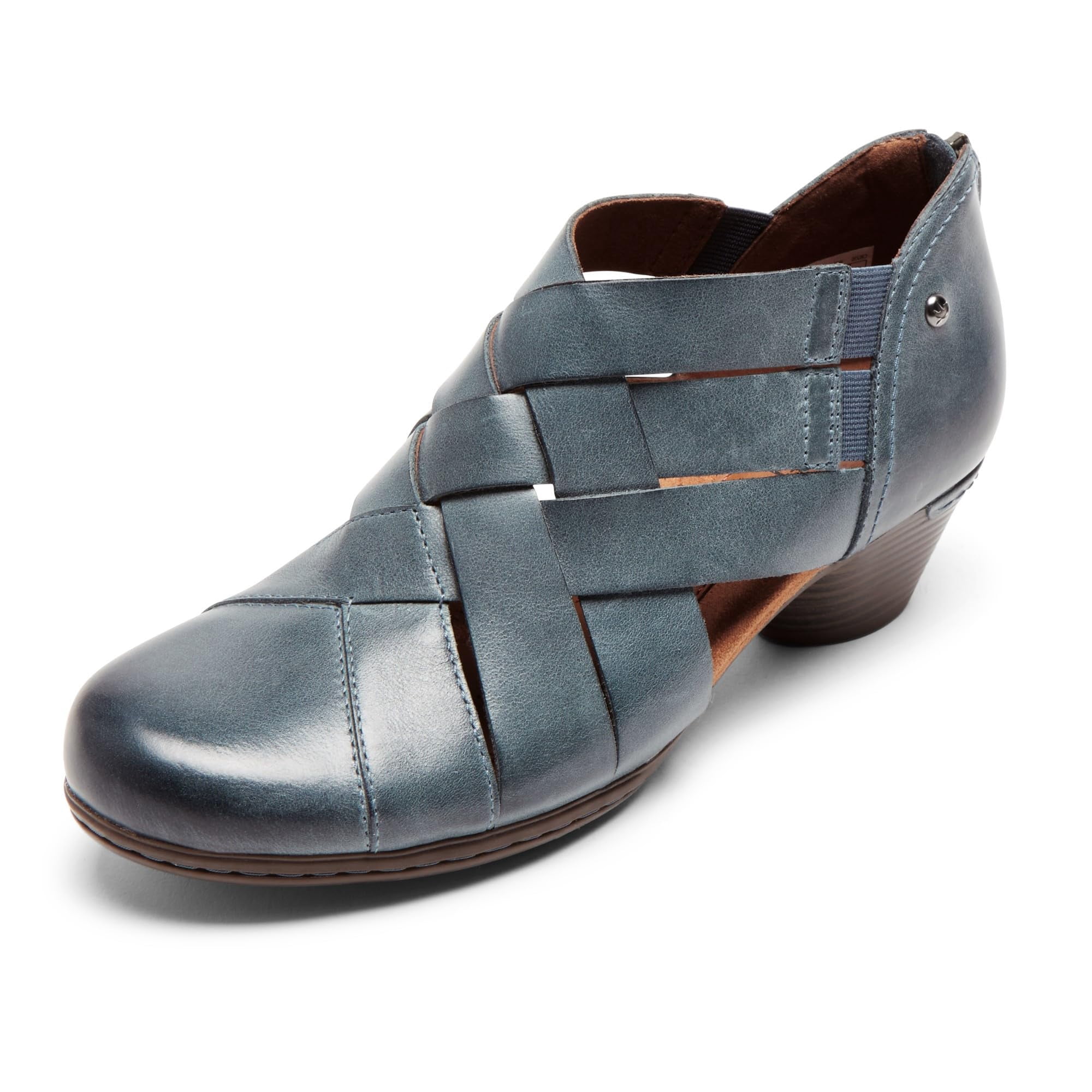 Cobb Hill Women's Laurel Woven Pump, 9.5, Teal - Walmart.com