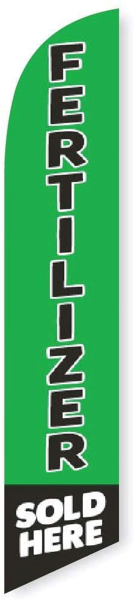 Cobb Promo Fertilizer Sold Here Green Advertising Feather Flag ...