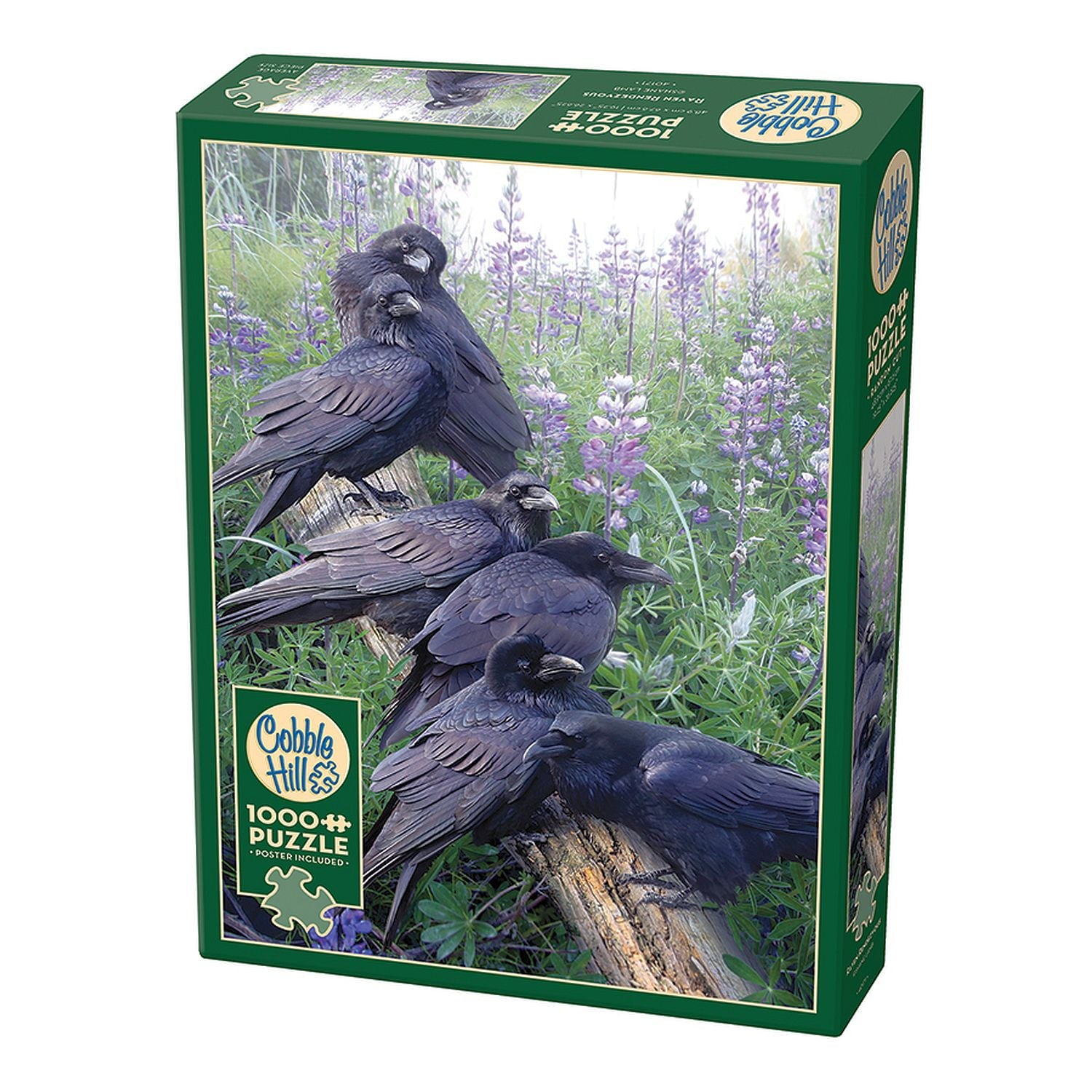 Cobble Hill 1000 Piece Puzzle - Raven Rendezvous - Sample Poster ...