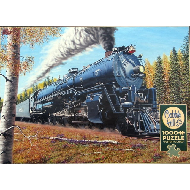 Cobble Hill SANTA FE 3751 1000 pc Jigsaw Puzzle Railroad Train ...