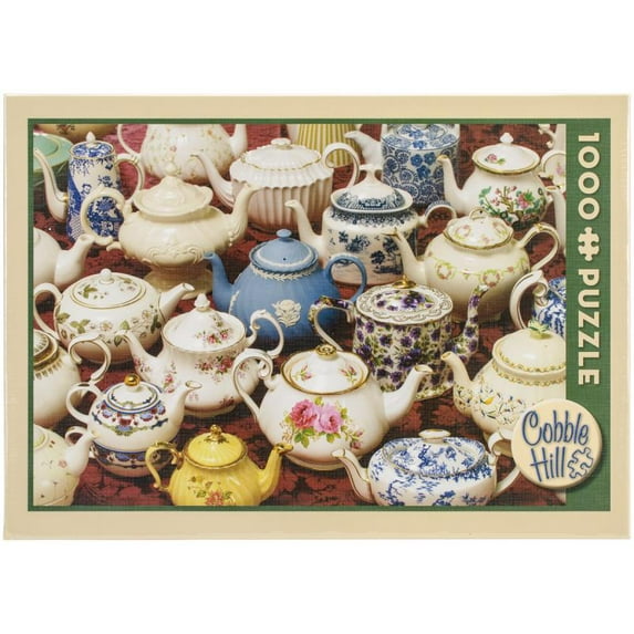 Jigsaw Puzzle 1000 Pieces 10"X14"-Teapots - Walmart.com
