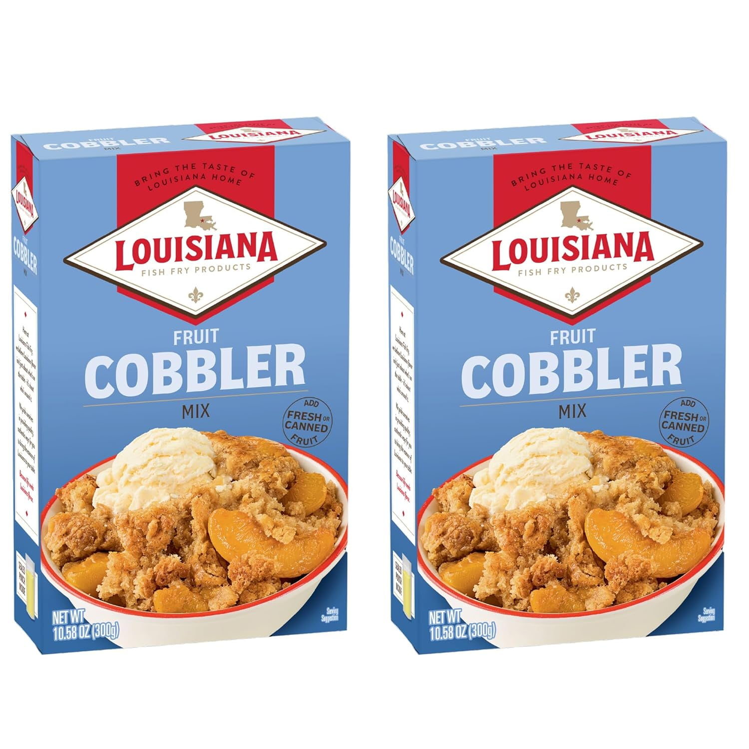 Cobbler Mix 10.58 oz. (Pack of 2) - Homemade Dessert in Minutes - Just ...