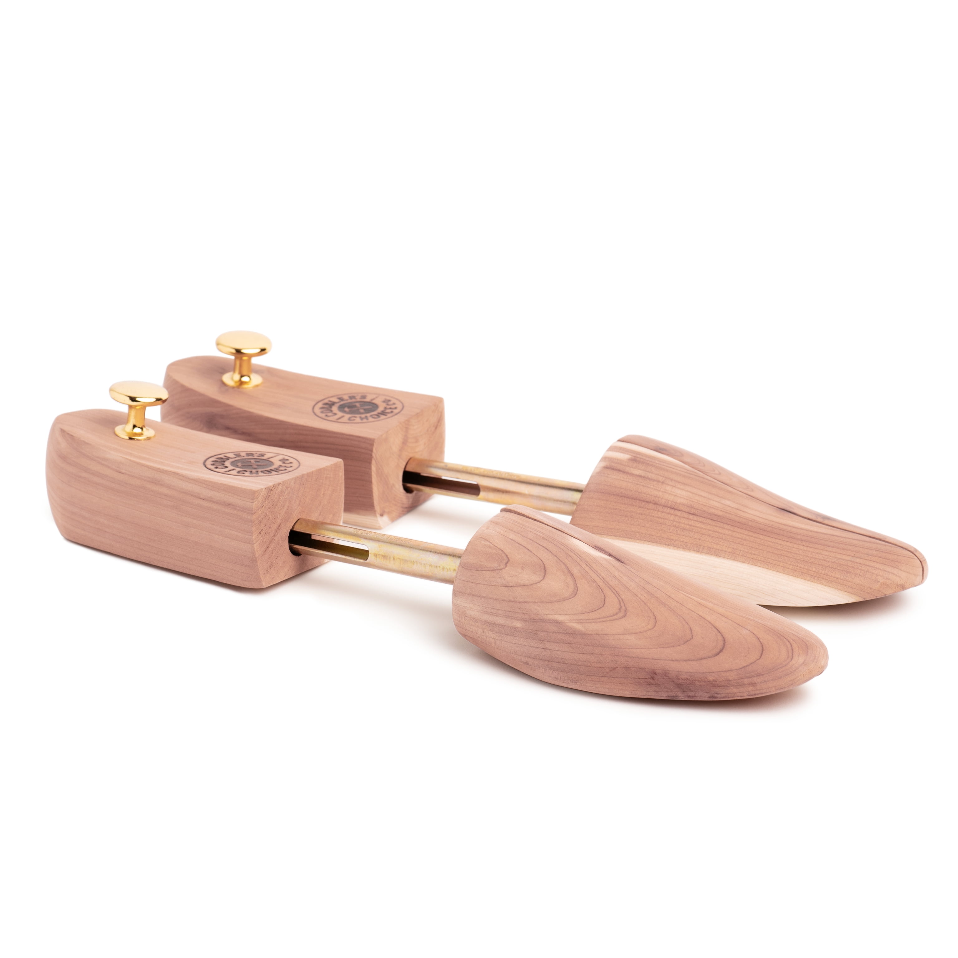 Cobbler's Choice Wooden Cedar Shoe Tree - Aromatic, Natural, USA Made ...