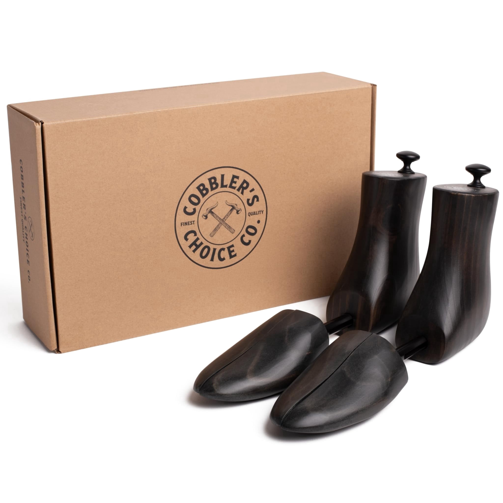 Cobbler's Choice Co. Finest Quality Men’s Boot Tree – Varnished Natural ...