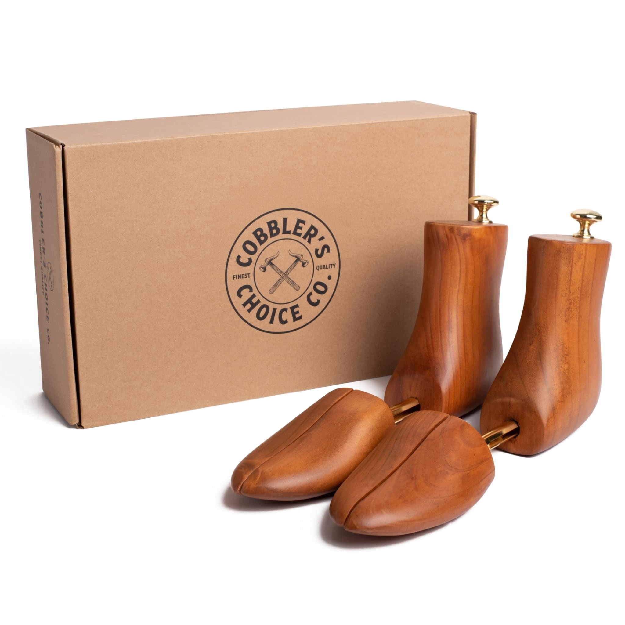 Cobbler's Choice Co. Finest Quality Men’s Boot Tree – Varnished Natural ...