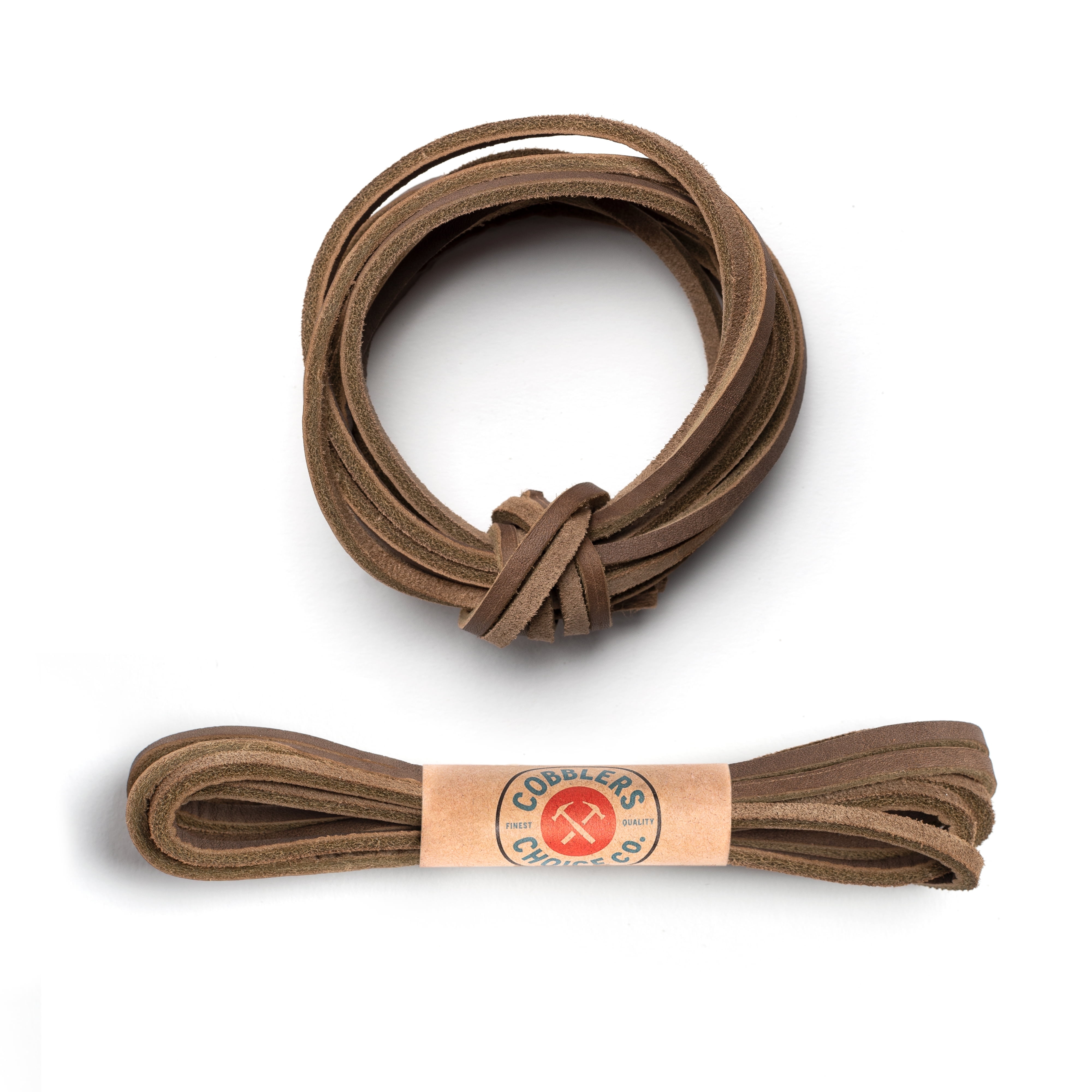 Cobbler's Choice Leather Boot Lace in Desert Brown - 54 Inches ...