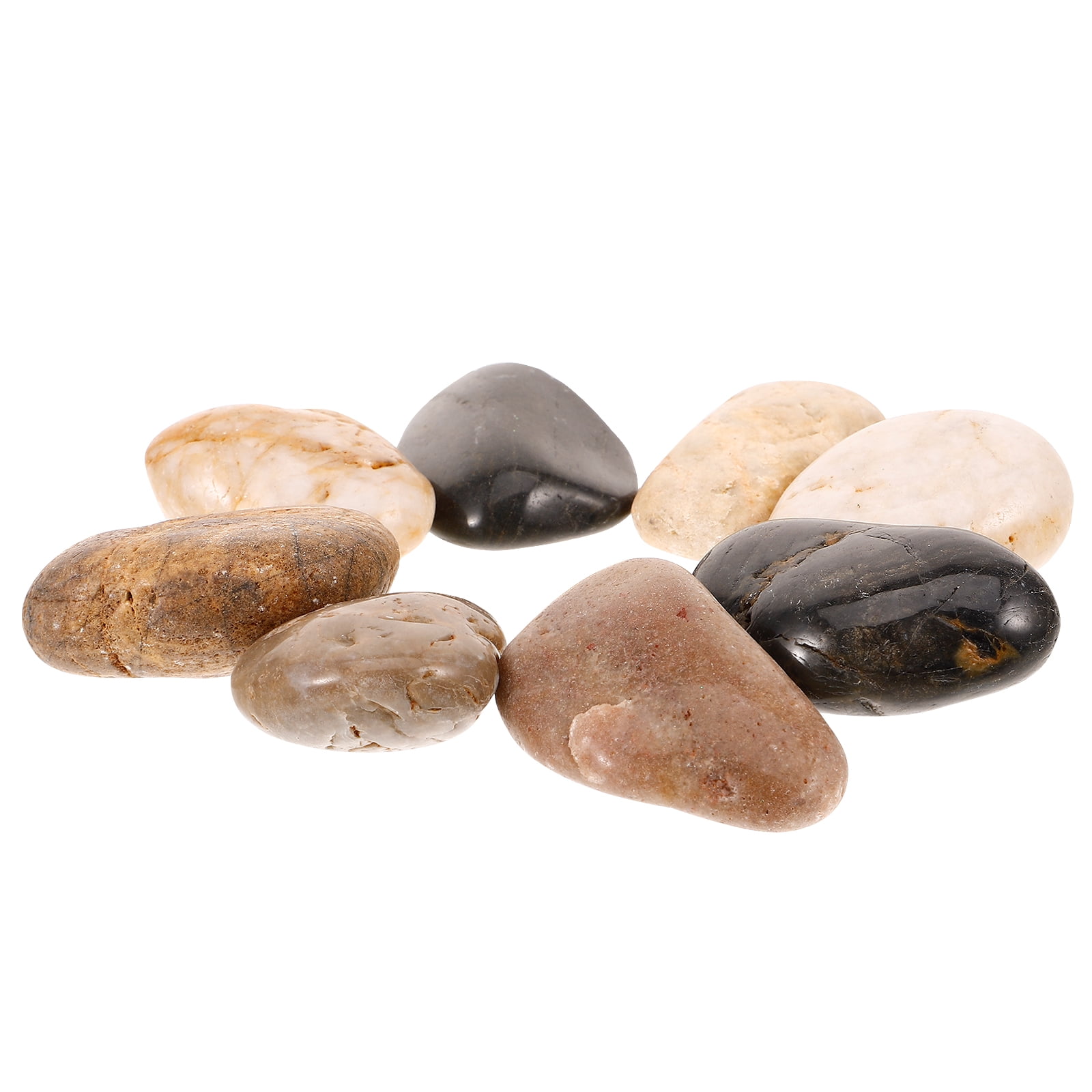 Cobblestone Flower Pots Pebbles for Hydroponics Large Aquarium Rocks ...