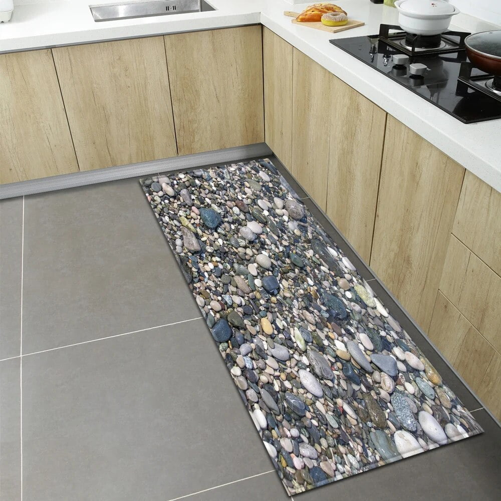 Cobblestone Kitchen Floor Mat Home Entrance Doormat Bedroom Children ...