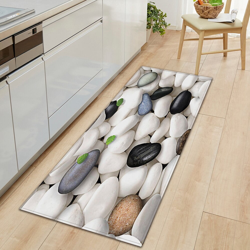 Cobblestone Pattern Kitchen Foot Mat Living Room Bedroom Decor Carpet ...