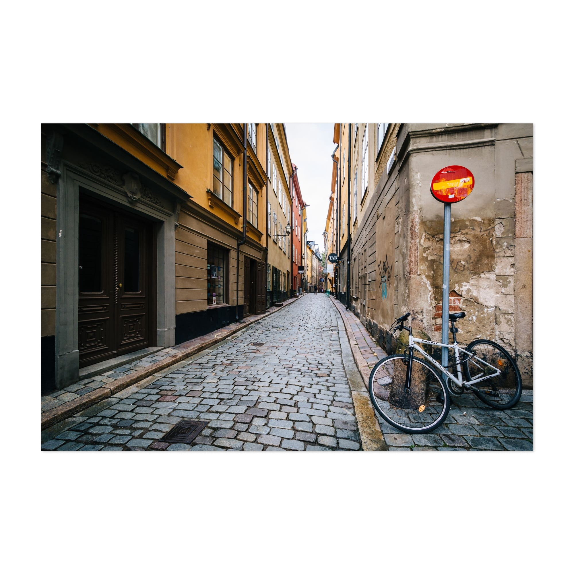 Cobblestone in Galma Stan - Stockholm Sweden Photography Unframed Wall ...