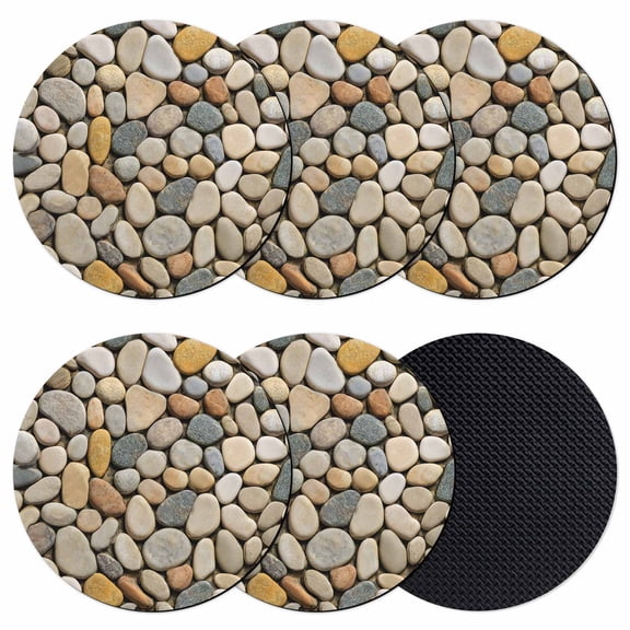 Stylish Stone Coasters for Home Decor and Protection | Walmart