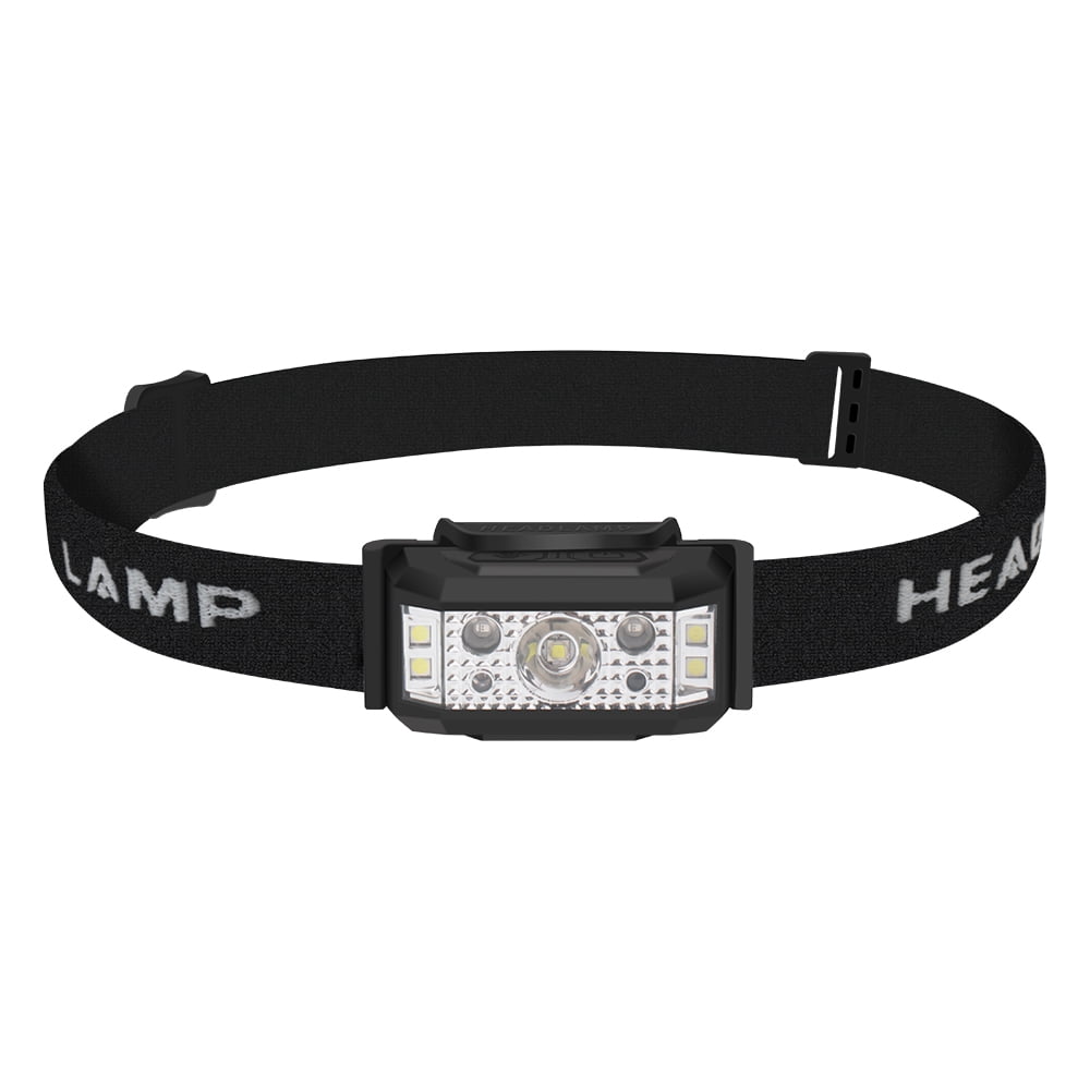 Cobear Sensor LED Headlamp Head Torch Band Lamp Headlight Rechargeable ...