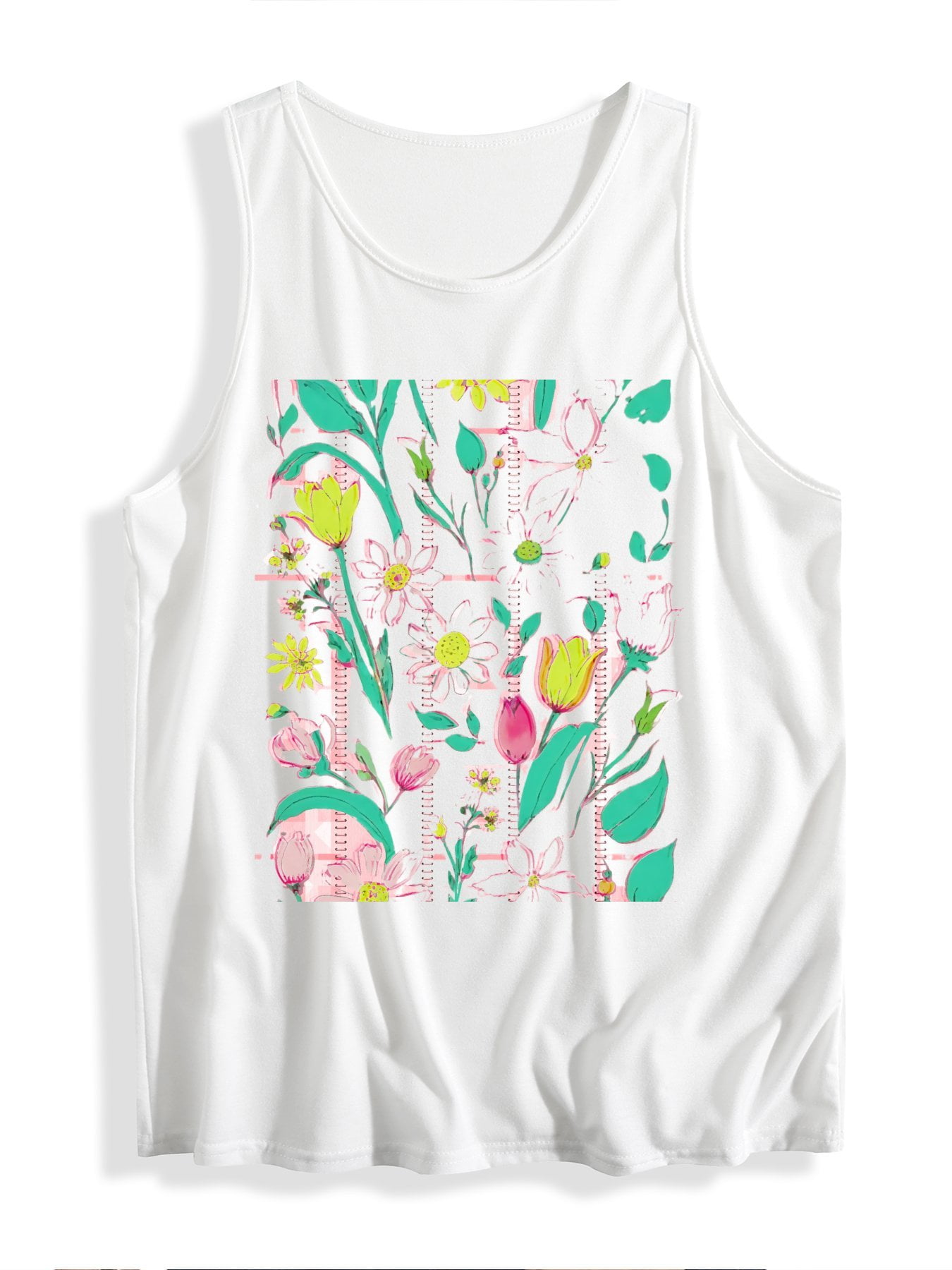 Cobear Summer Tank Tops for Women Sleeveless T Shirts Loose Casual ...