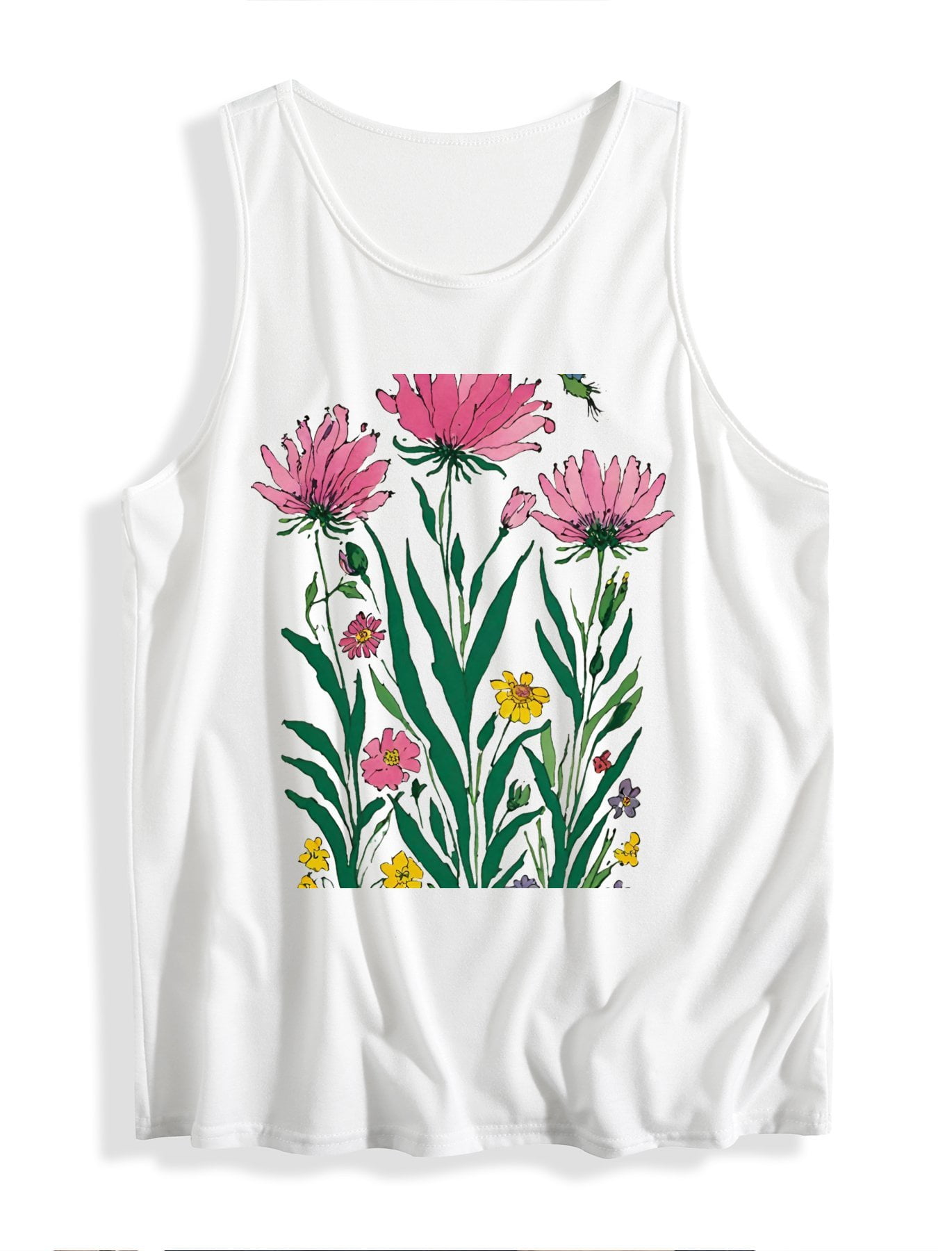 Cobear Womens Loose Fit Casual Flowy Tank Tops Trendy Sleeveless Summer ...