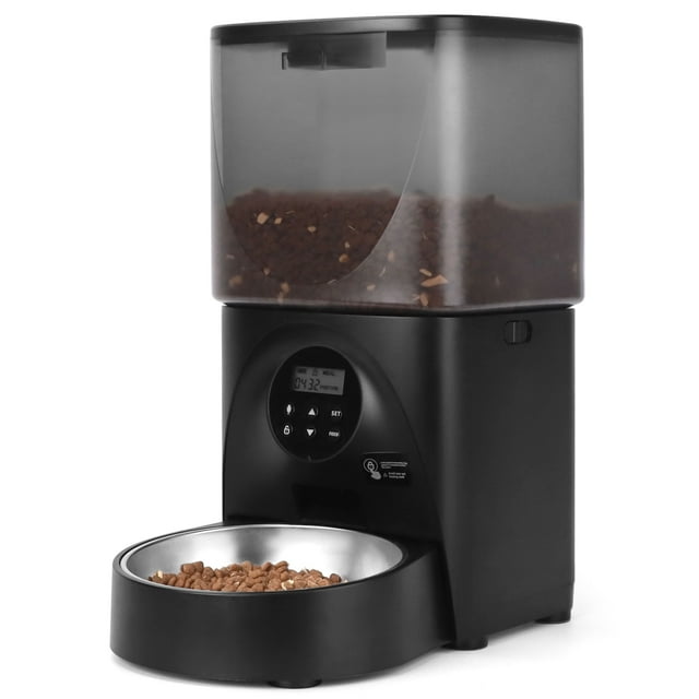 Cobectal Automatic Dog Food Feeders, Timed Cat Feeder with Portion ...