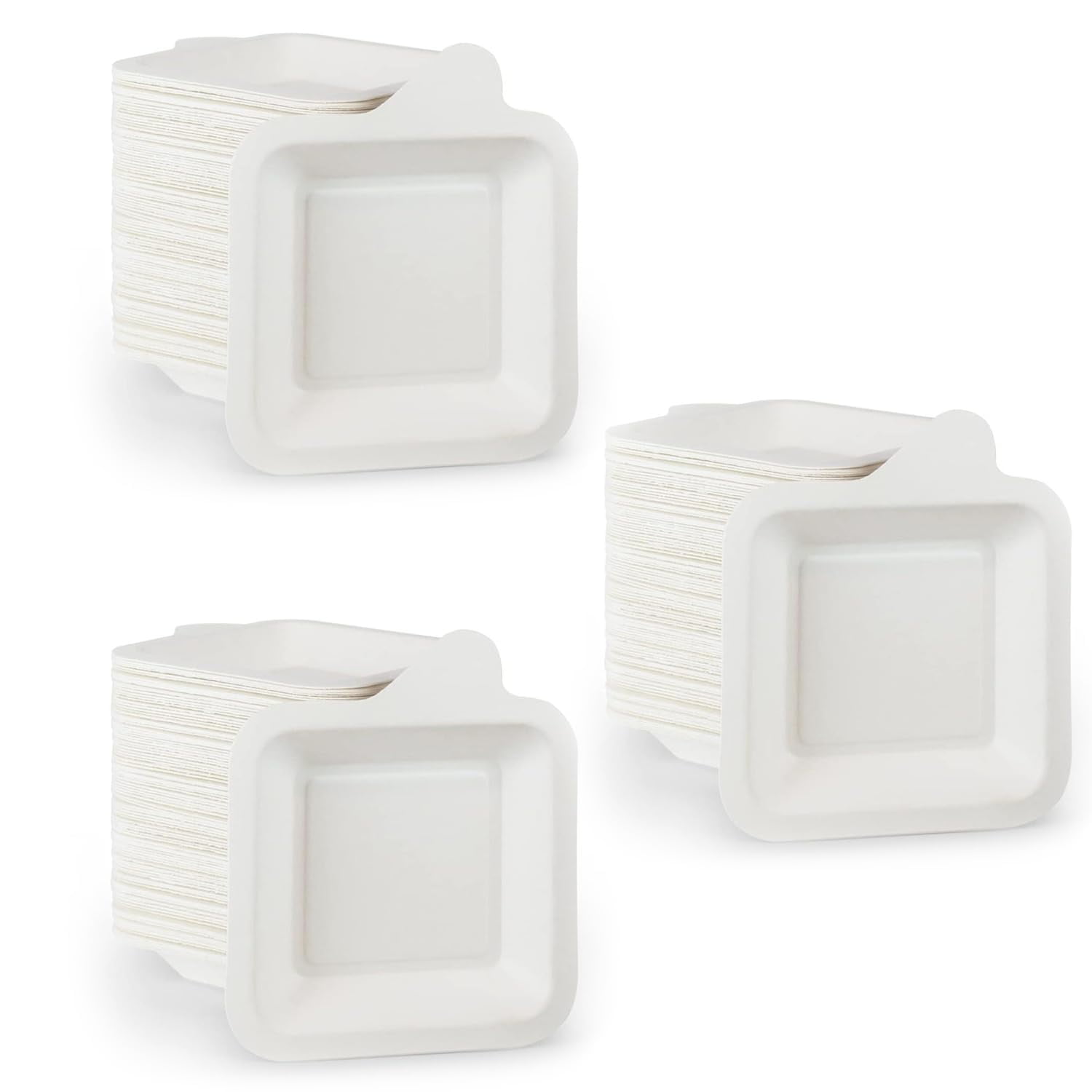 Cobenga 300 Pcs Small Paper Plates, AFN1Small Disposable Paper Plates ...