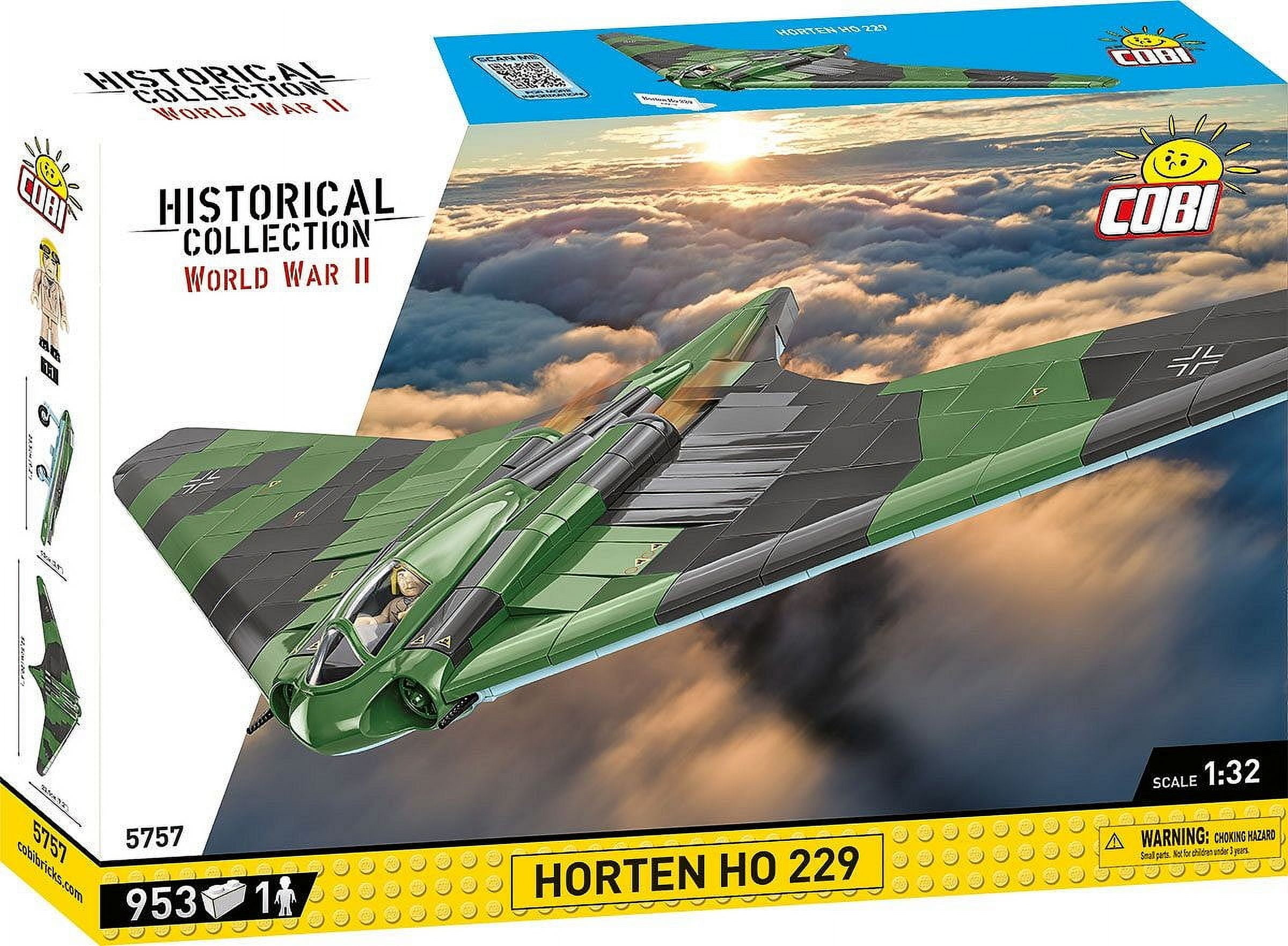 Cobi Toys 941-Piece HC WWII Horten HO 229 Plane - Walmart.com