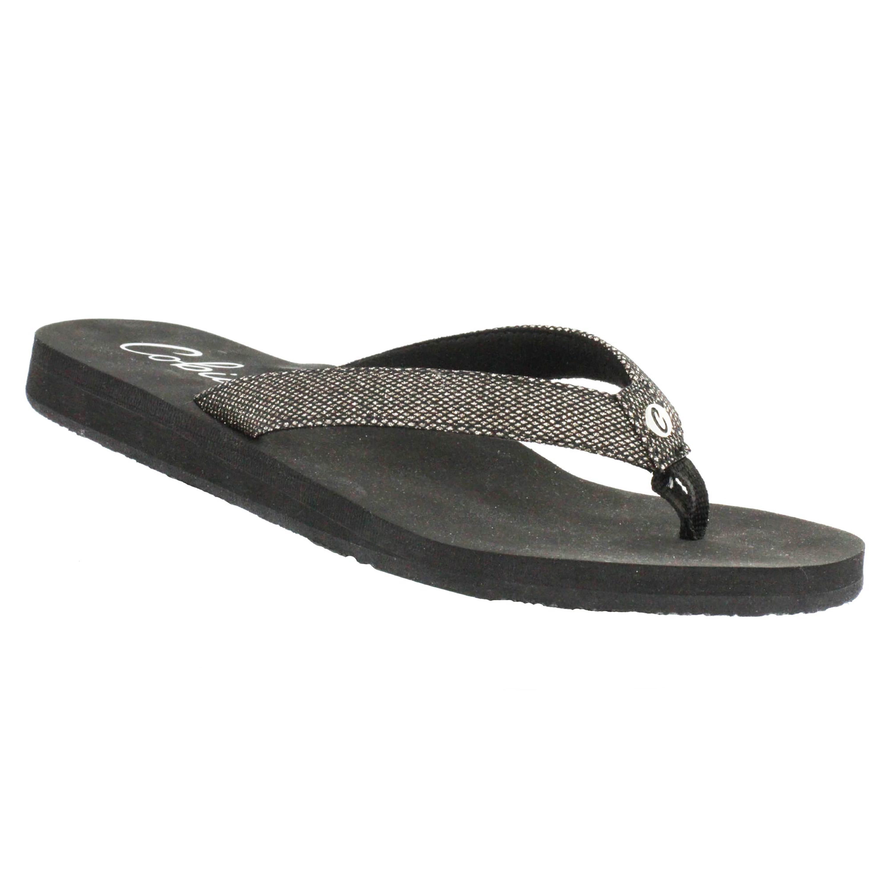 Cobian® Women's Fiesta Skinny Bounce Flip Flop (in Pewter) - Walmart.com
