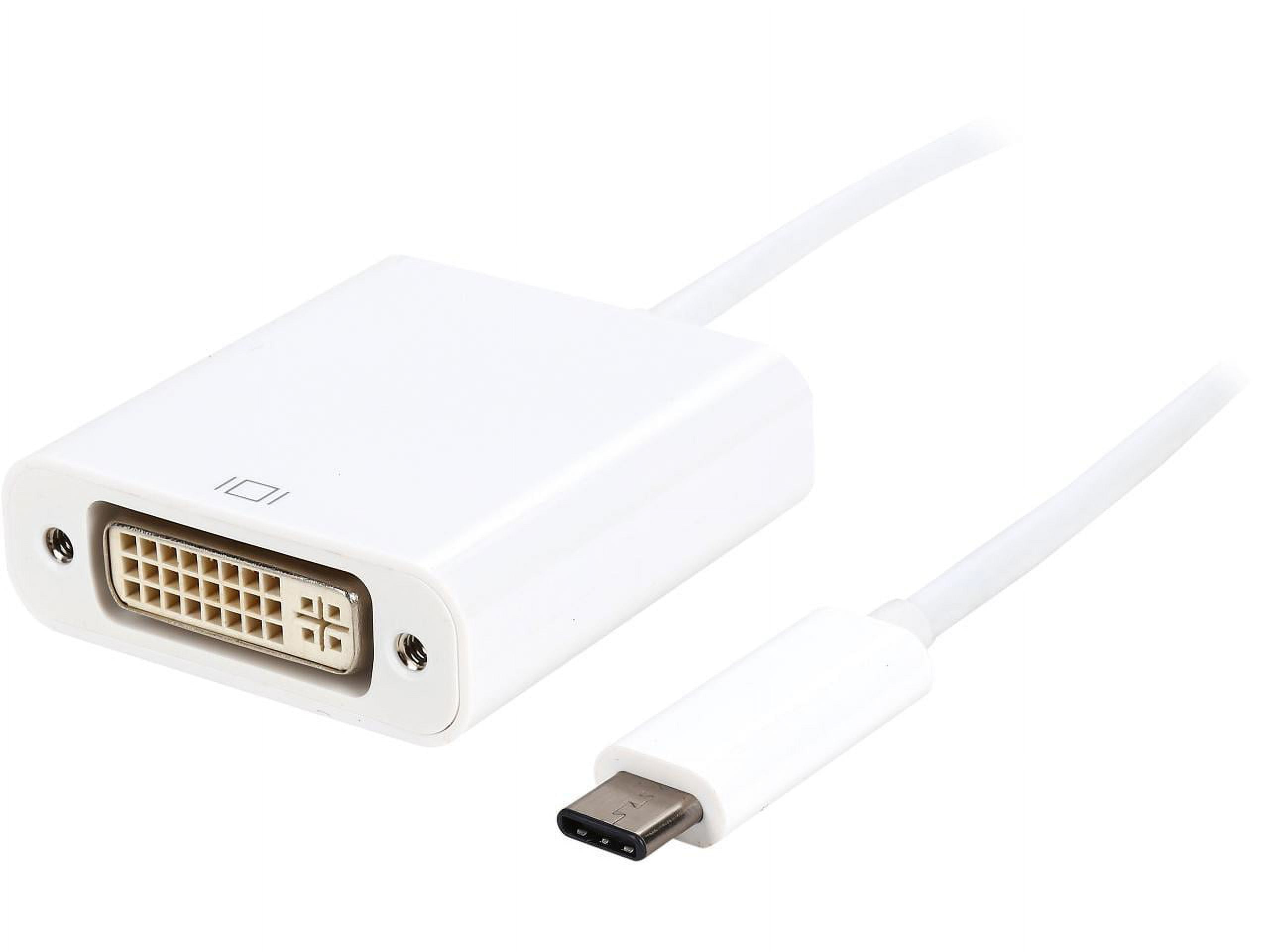 Coboc AD-ALT-C2DVI-6WH 6inch White DisplayPort ALT USB 3.1 Type C to ...