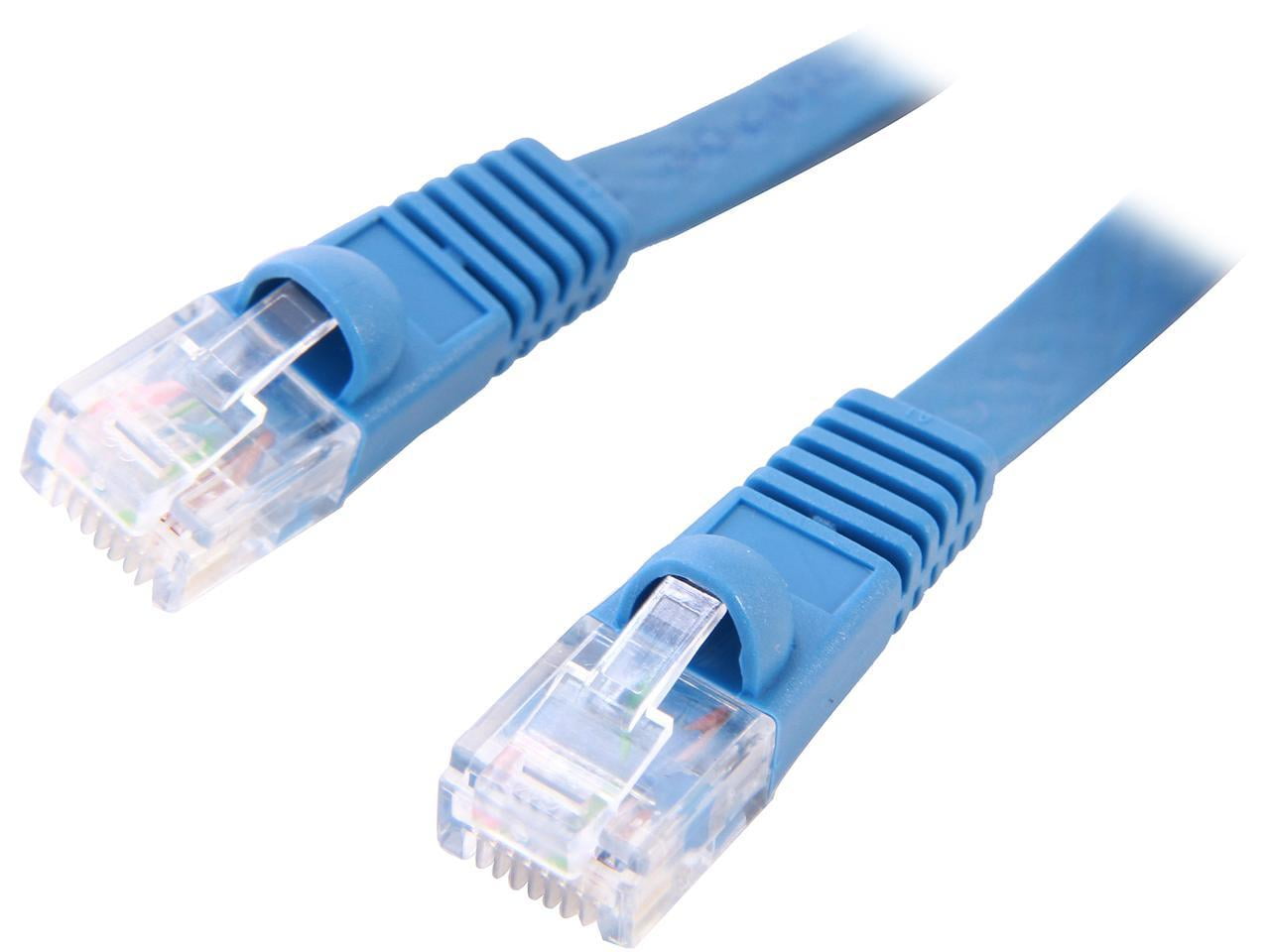Coboc CY-CAT5E-02-Blue 2 ft. Cat 5E Blue Network Ethernet Cables ...