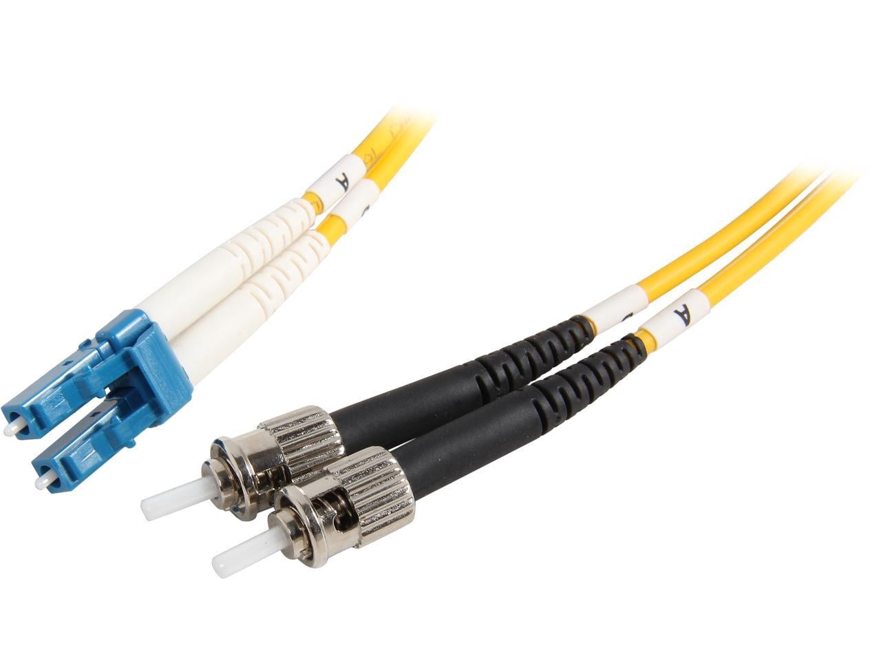 Coboc CY-OS1-LC/ST-10 32.81 ft. Yellow Singlemode 9/125 Duplex LSZH ...