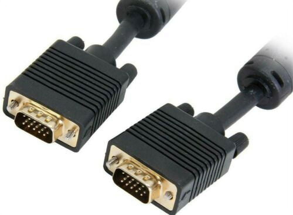 Coboc EA-CL2-VGA-35-BK,CL2 Rated 28AWG VGA HD15 cable w/Feritte Cores ...