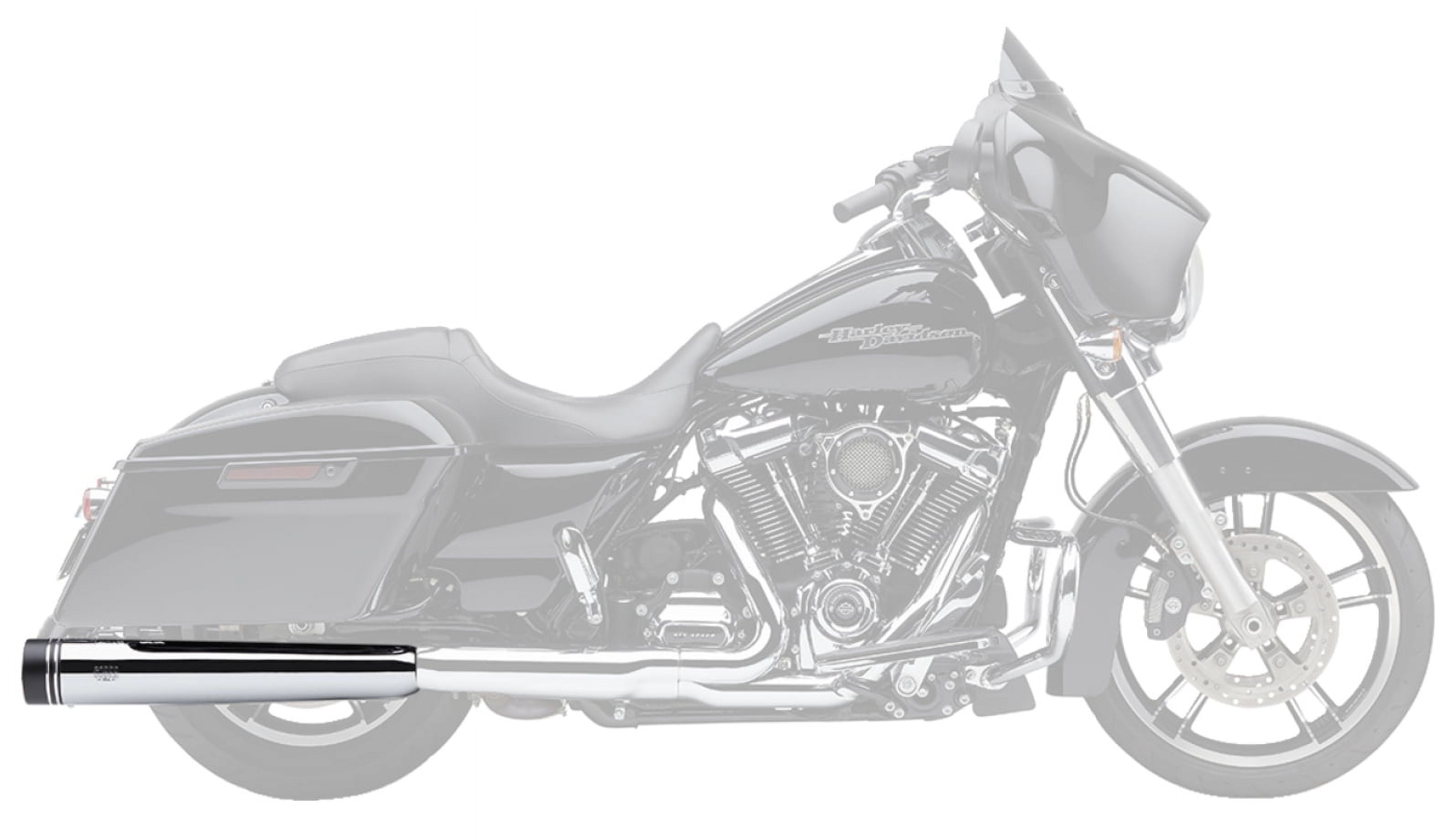 Cobra 4.5" Gen 2 Neighbor Haters Chrome Slip-On Mufflers '17-22 FLH/FLT ...