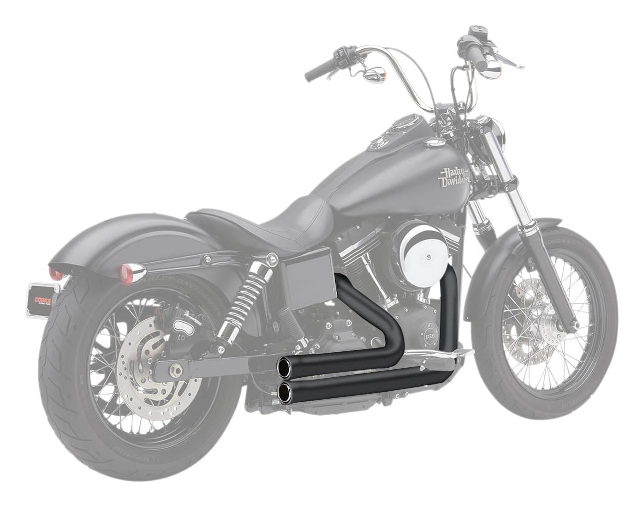 Cobra 909 2-into-2 Black Exhaust System (6708B) - Walmart.com