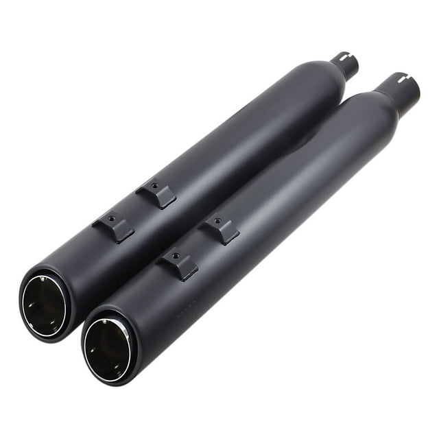 Cobra 909 Uppercut Raven Black Slip-On Mufflers (6269RB) - Walmart.com
