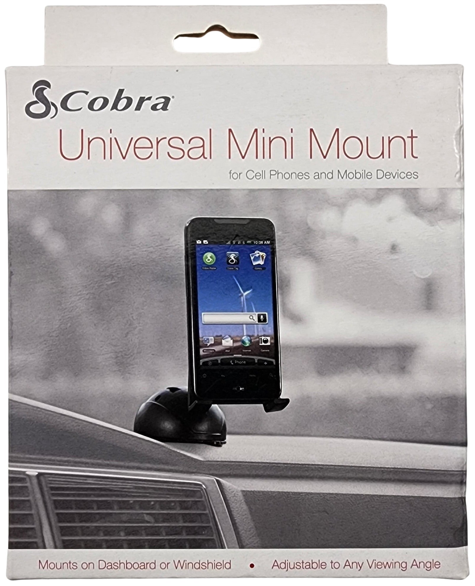 Cobra CWAMNT100UNI Universal Mini Mount for Cell Phones and Mobile ...